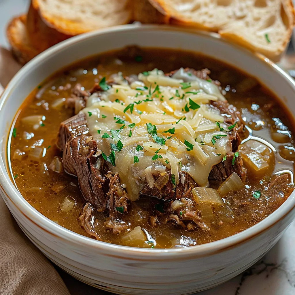 Savory French Onion Beef Short Rib Soup Comfort in a Bowl