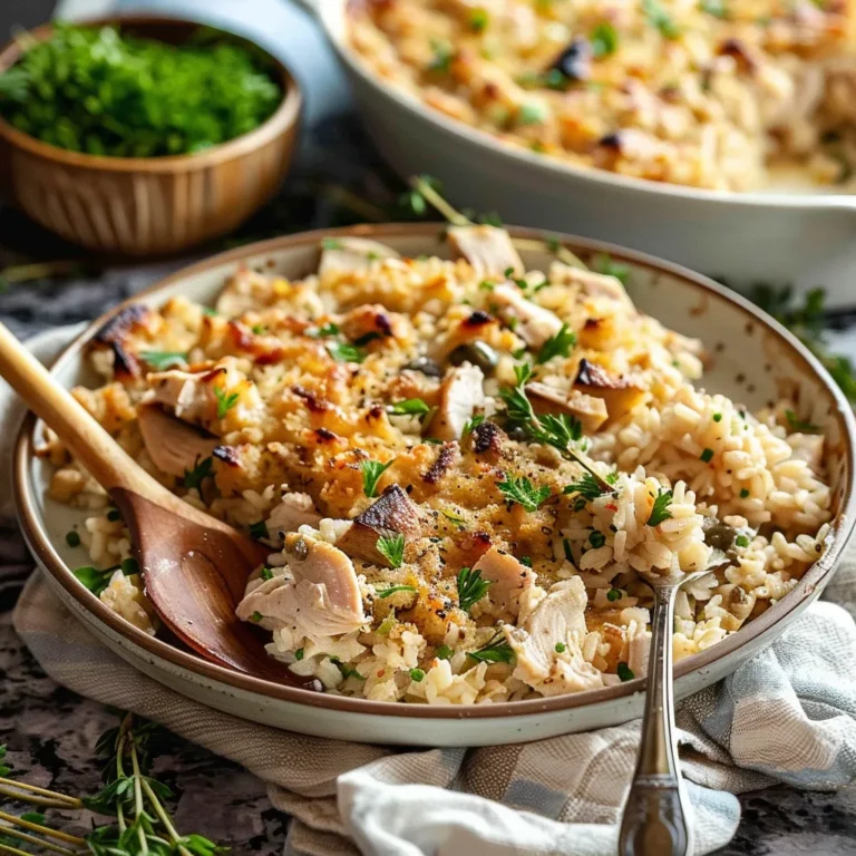 Savory Turkey And Rice Casserole Quick Delicious Comfort Food